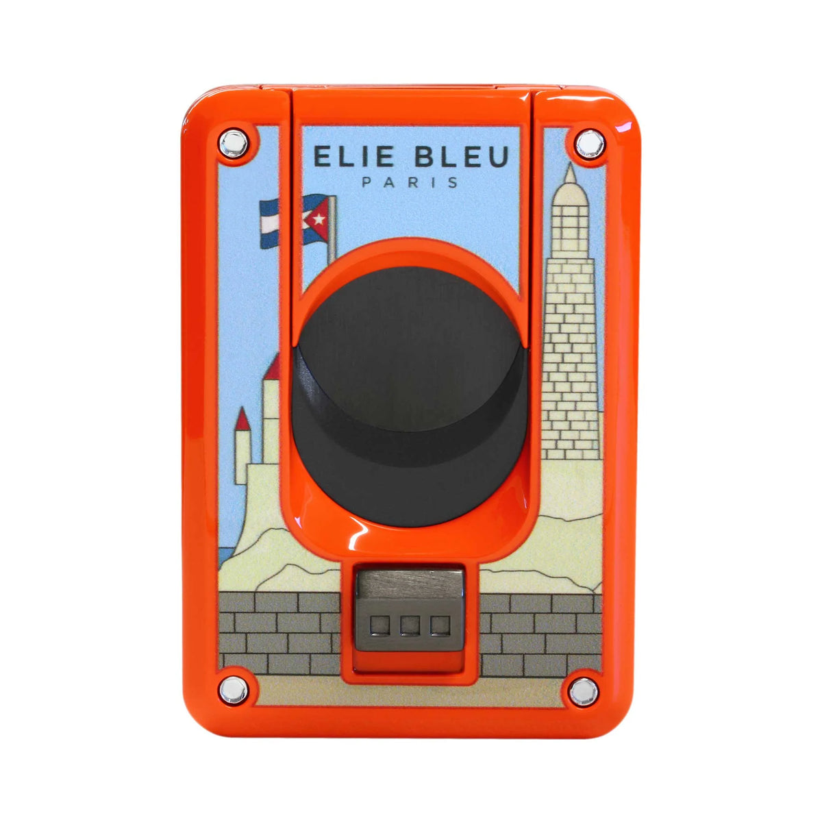 Elie Bleu Cigar Cutter "Casa Cubana" Orange lacquer – No6Cavendish