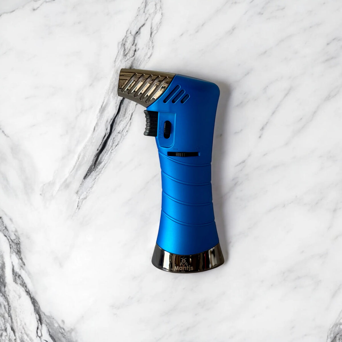 Mantis Inferno Table Lighter Blue – No6Cavendish