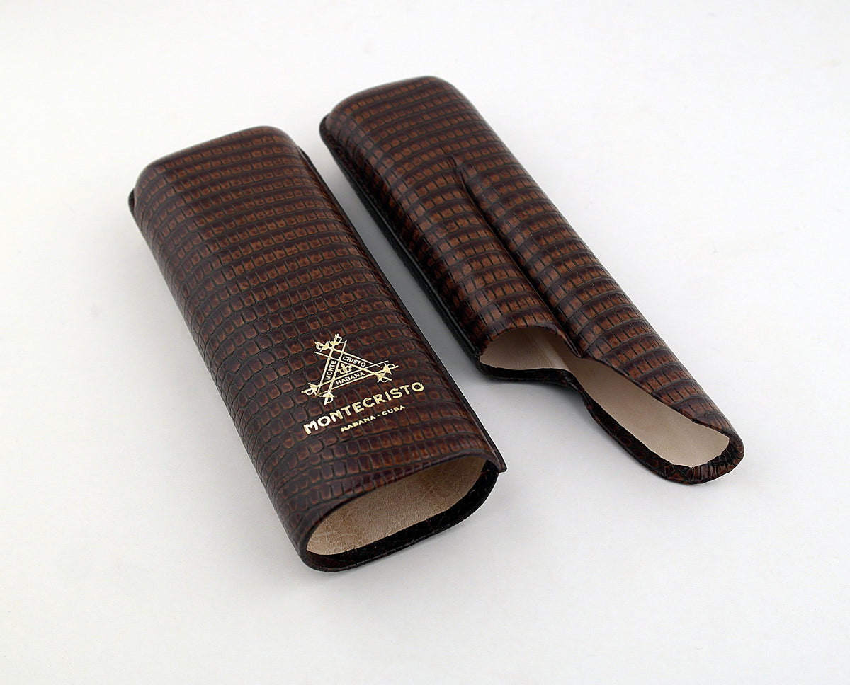 Montecristo Leather Cigar Case - 2 Cigars – No6Cavendish