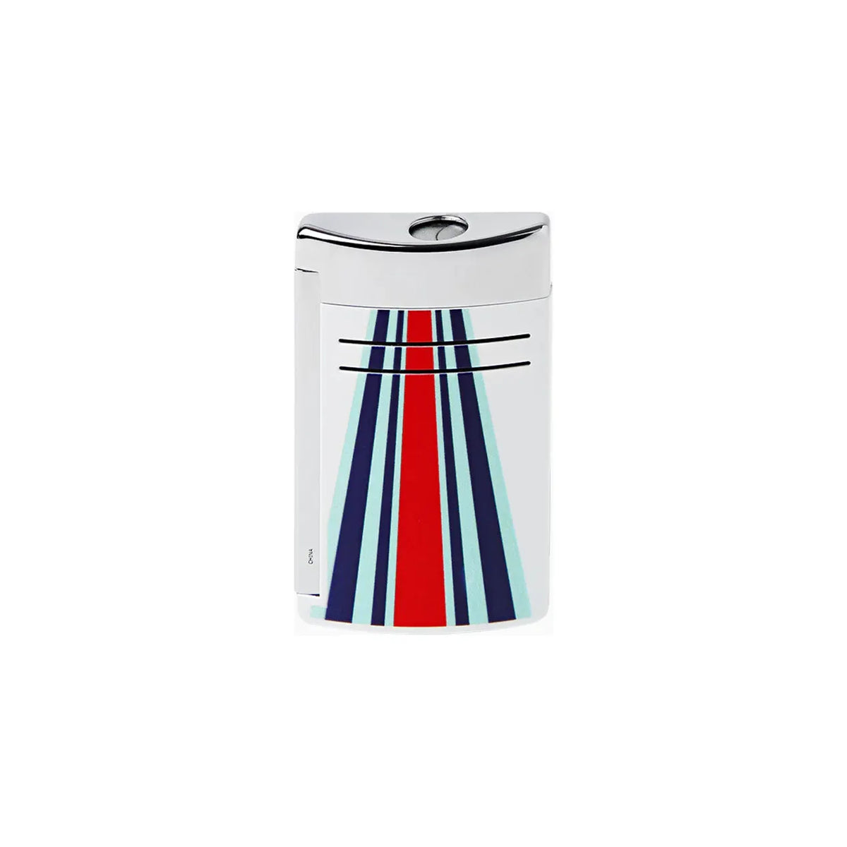 S.T Dupont 24h Le Mans Maxijet White/Chrome Cigar Lighter – No6Cavendish