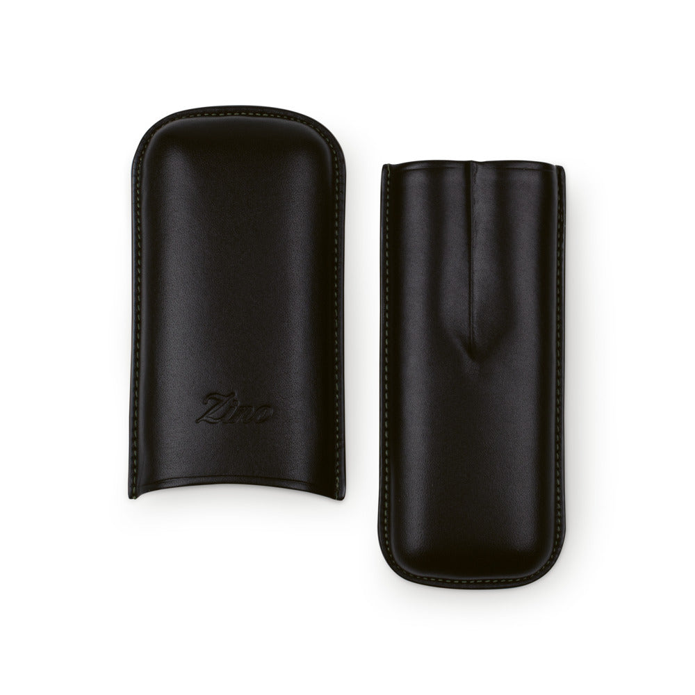 Zino Cigar Case R-2 Finger Leather - Black & Mint – No6Cavendish
