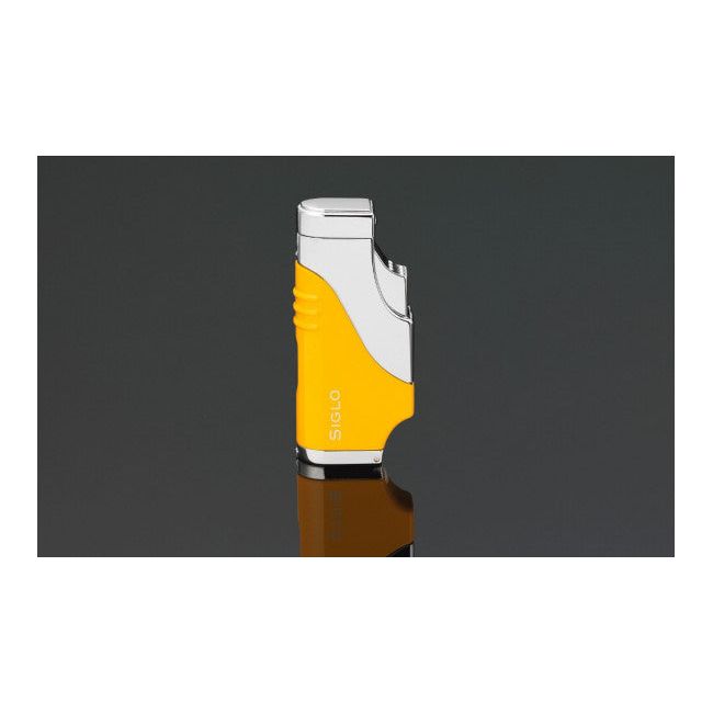 PCC Siglo Triple Flame Cigar Lighter Yellow – No6Cavendish
