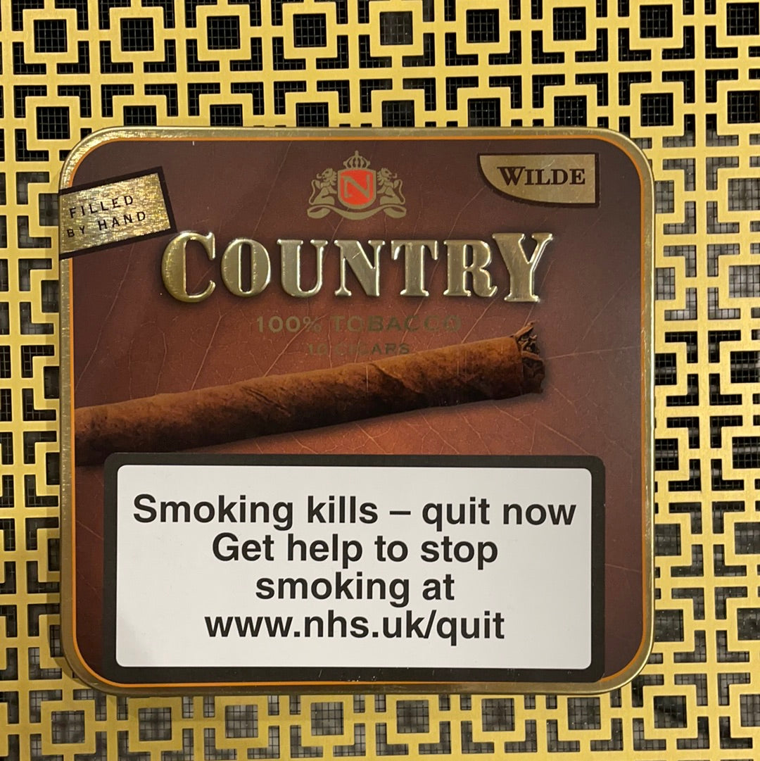Country Wilde 100% Tobacco 10 Cigars – No6Cavendish